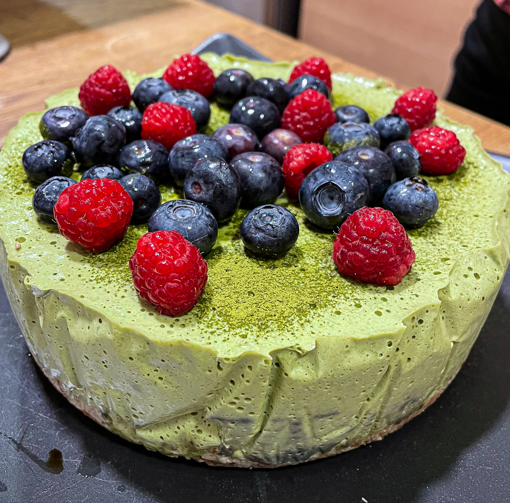Green Tea Mousse Cake