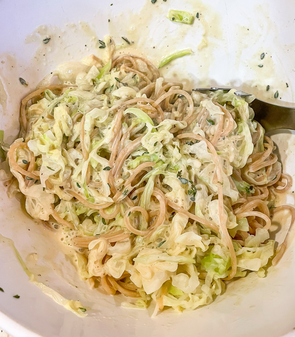 Spaghetti Alfredo - Light - East West Flavors